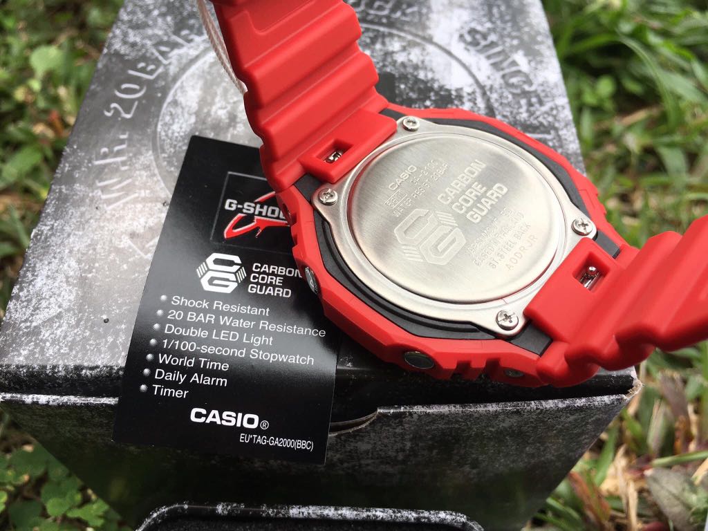 G-SHOCK TMJ MERAH GA-2100-4ADR, Men's Fashion, Watches & Accessories ...