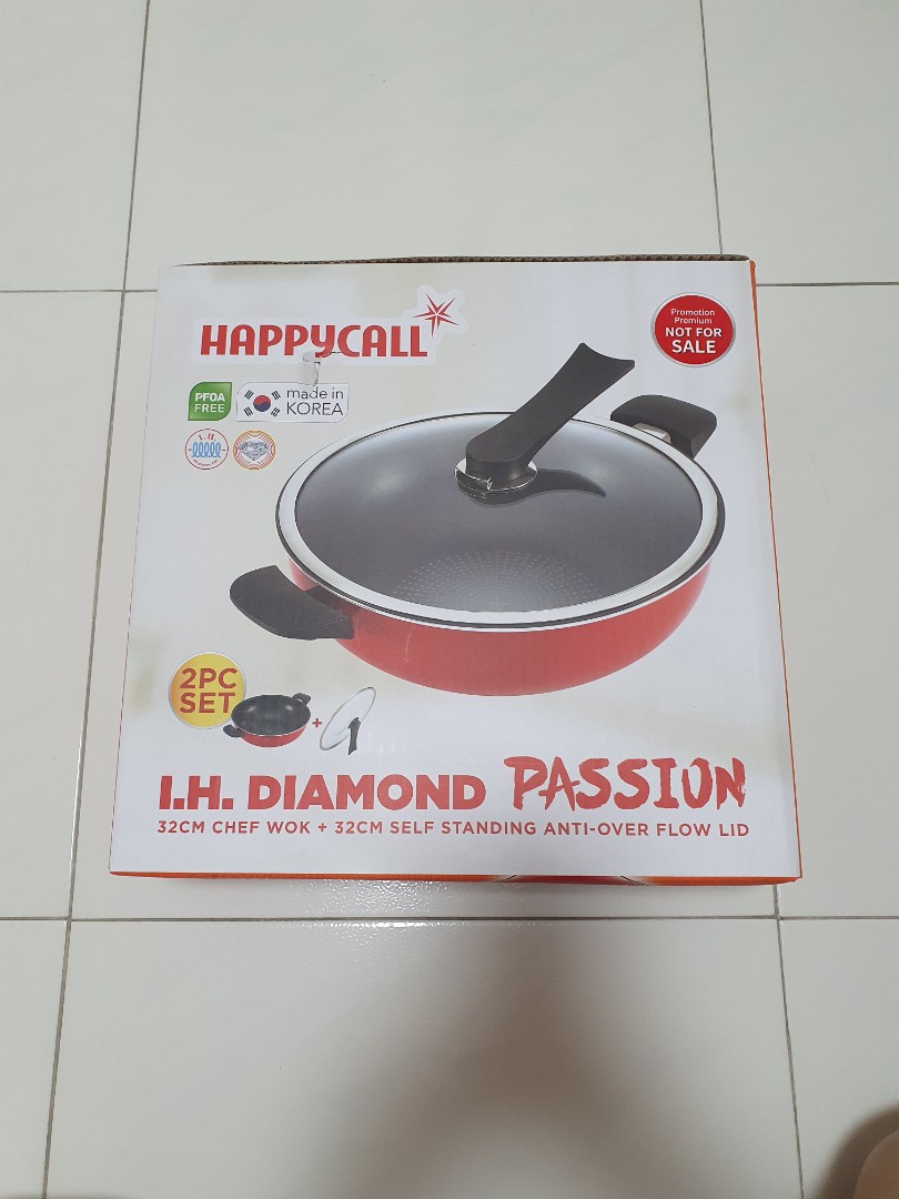 Happycall Chef Wok, Home Appliances, Kitchenware on Carousell