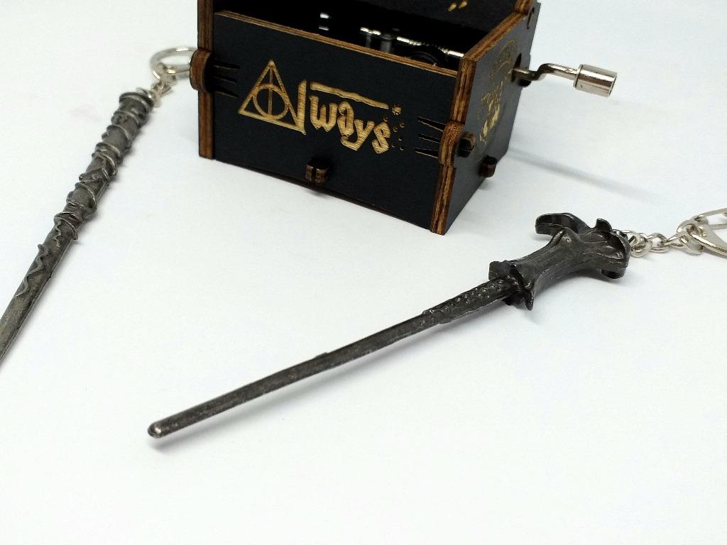 Harry Potter Collection: Wand Keychains (Hermione and Voldemort ...