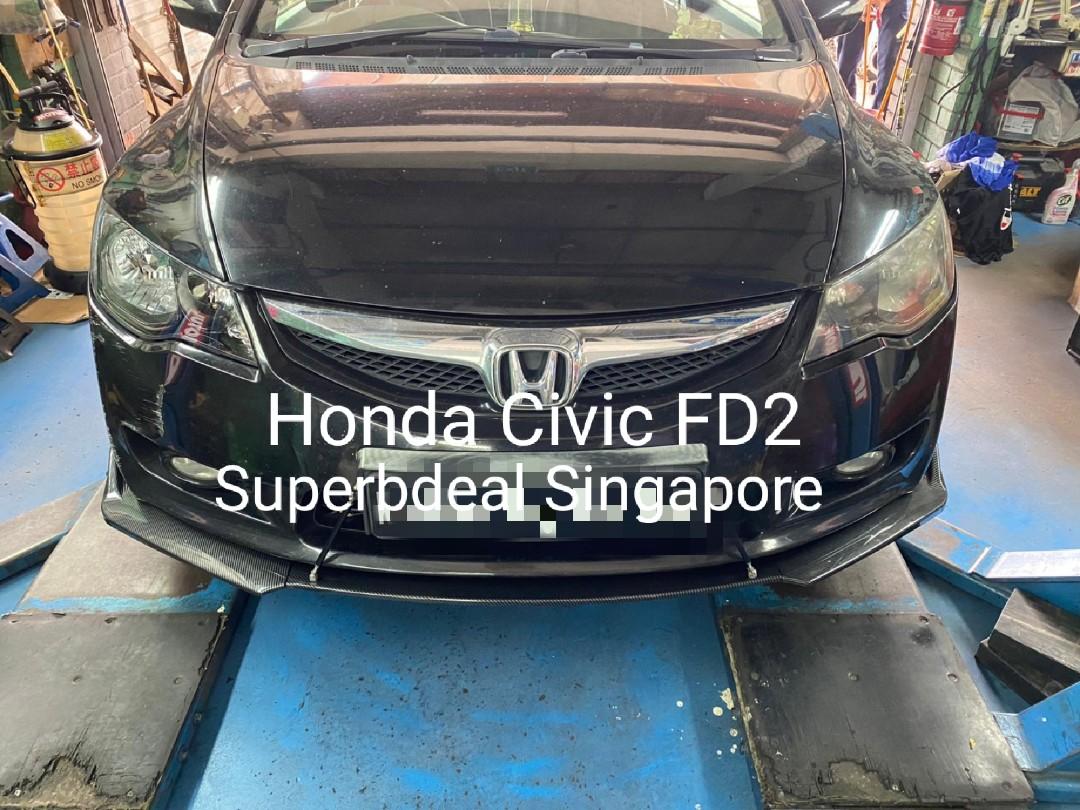 Honda Civic FD2 Front Lip, Car Accessories, Accessories on Carousell