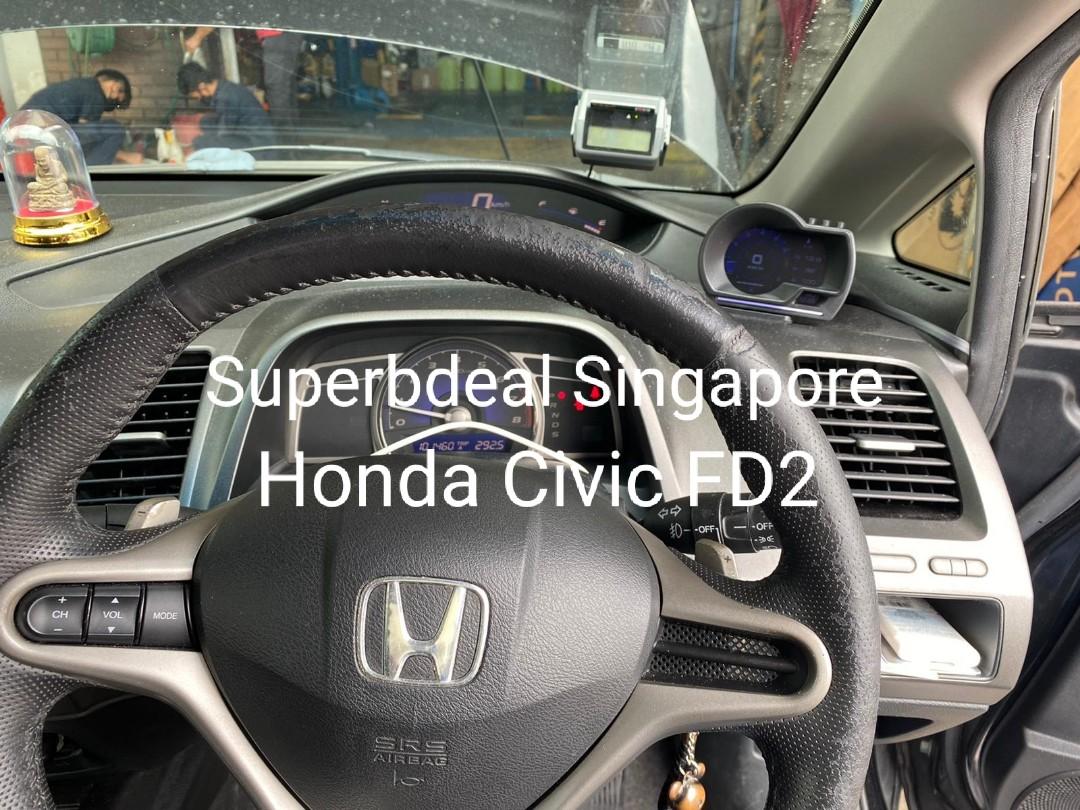 Honda Civic FD2 OBD2 Gauge, Car Accessories, Accessories on Carousell