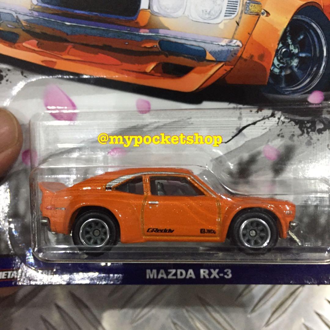 Hot Wheels MAZDA RX-3 - Orange / 2018 Hotwheels Japan Historics 2 aka ...