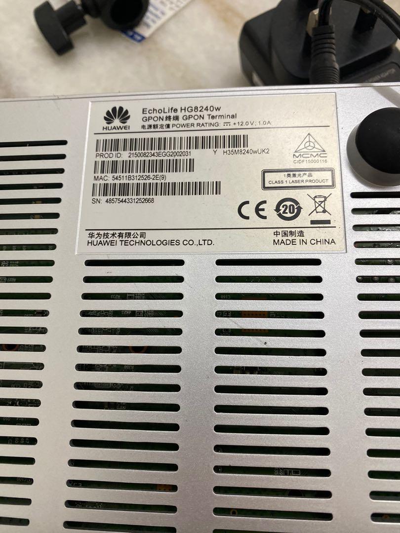 Huawei Fiber Modem Computers And Tech Parts And Accessories Computer
