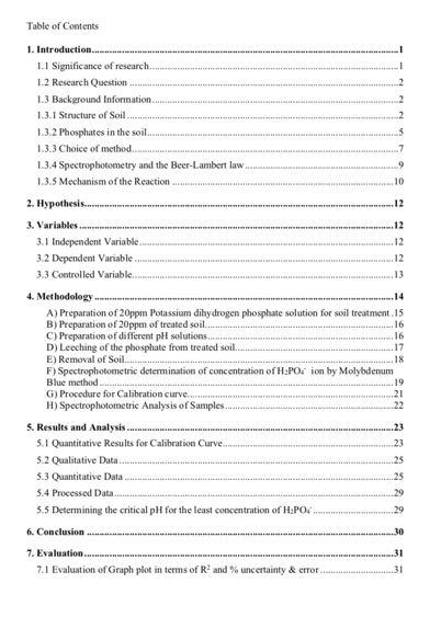 IB Chemistry EE Sample Grade A & Highest in cohort, Hobbies & Toys ...