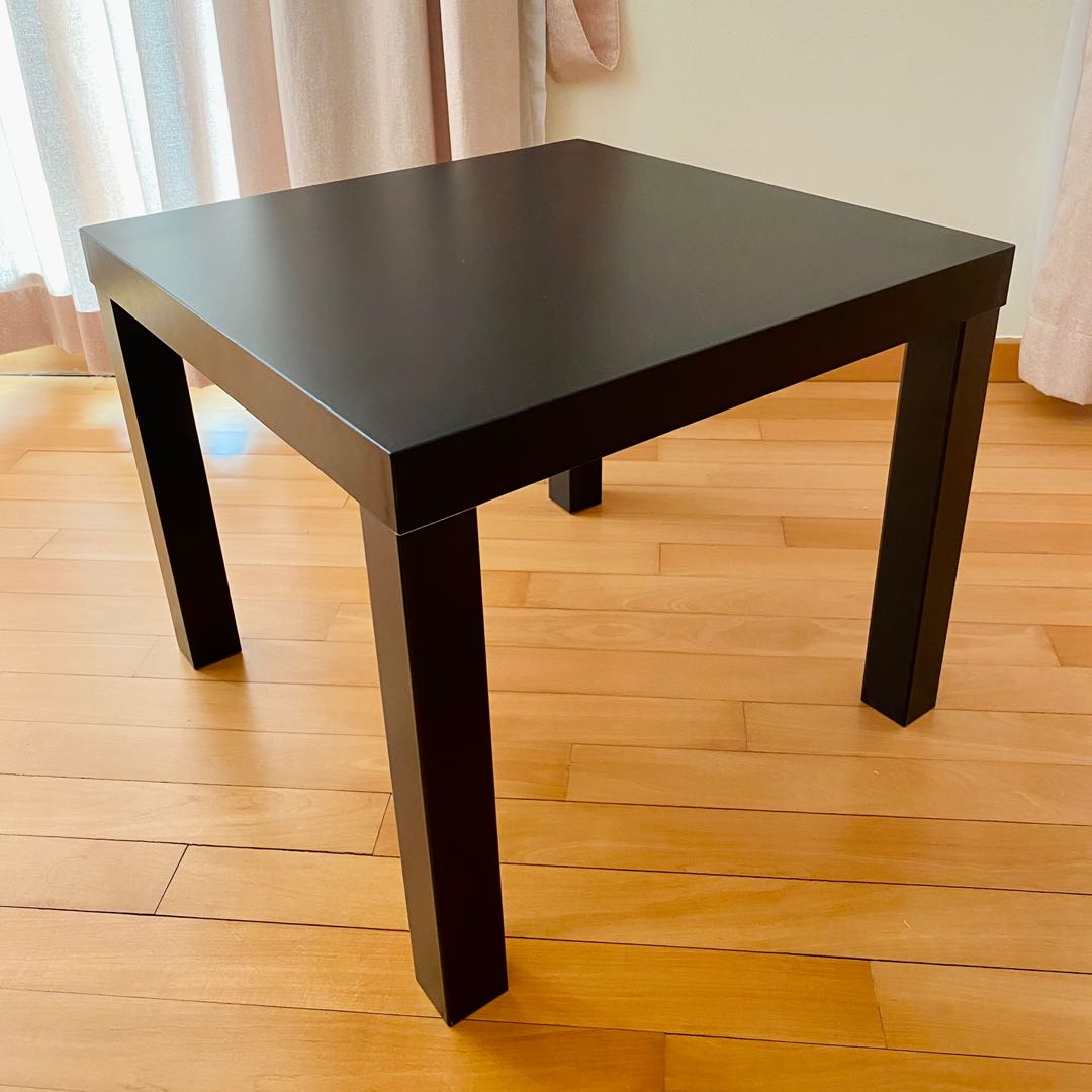 IKEA lack table - black - excellent condition, Furniture & Home Living ...