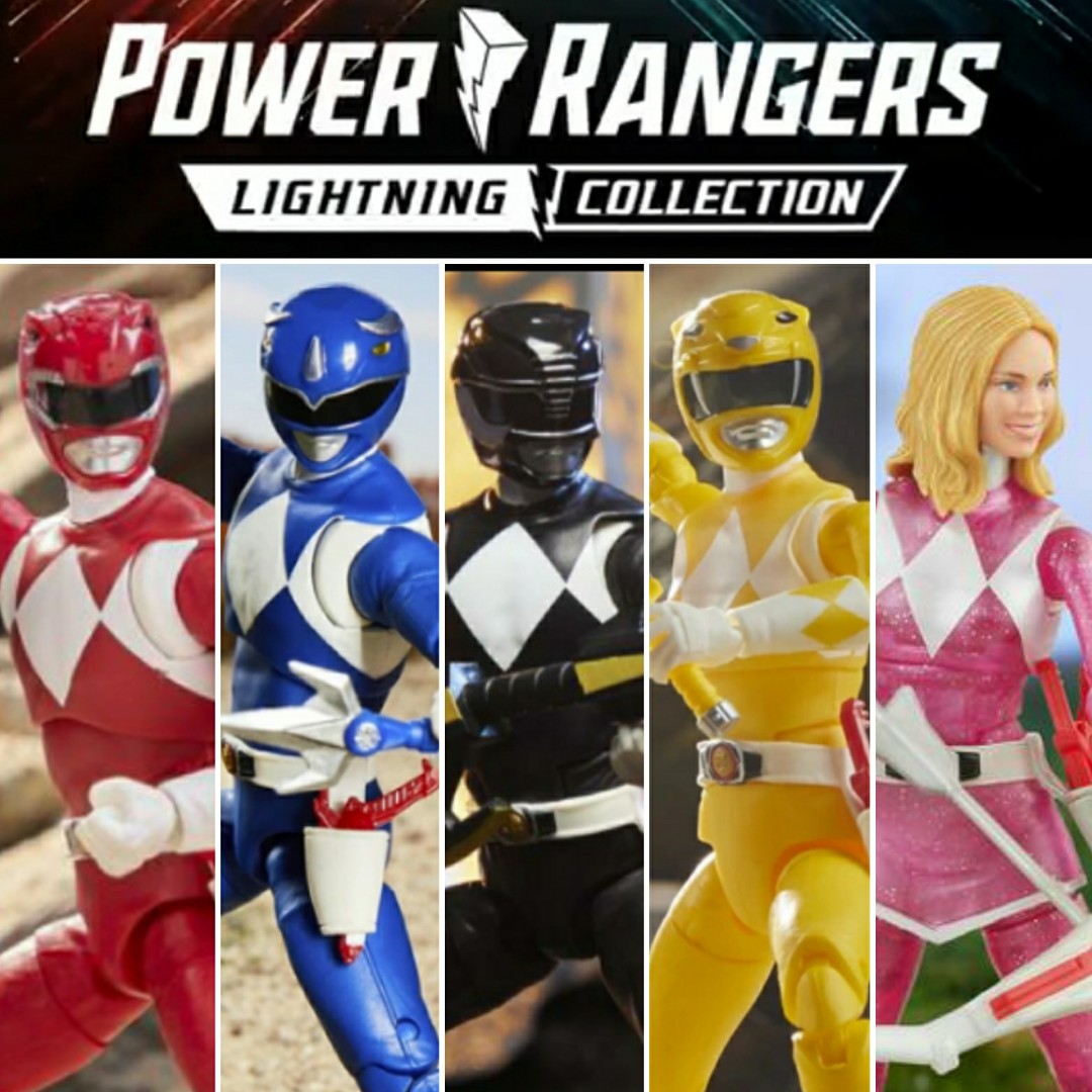 *in stock* Lightning Collection Mighty Morphin Power Rangers set of 5 ...