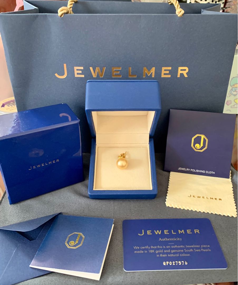 Jewelmer Les Classiques Pendant in 13mm Light Champagne South Sea Pearl ...