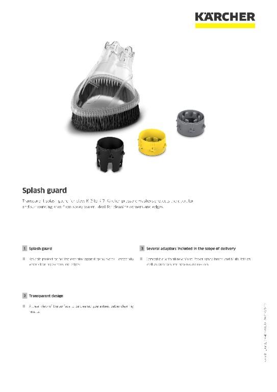 Karcher Splash Guard, Furniture & Home Living, Cleaning & Homecare ...