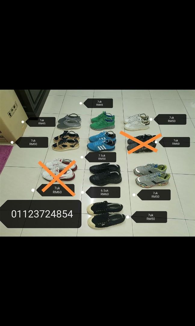 Kasut Bundle, Men's Fashion, Footwear, Sneakers on Carousell
