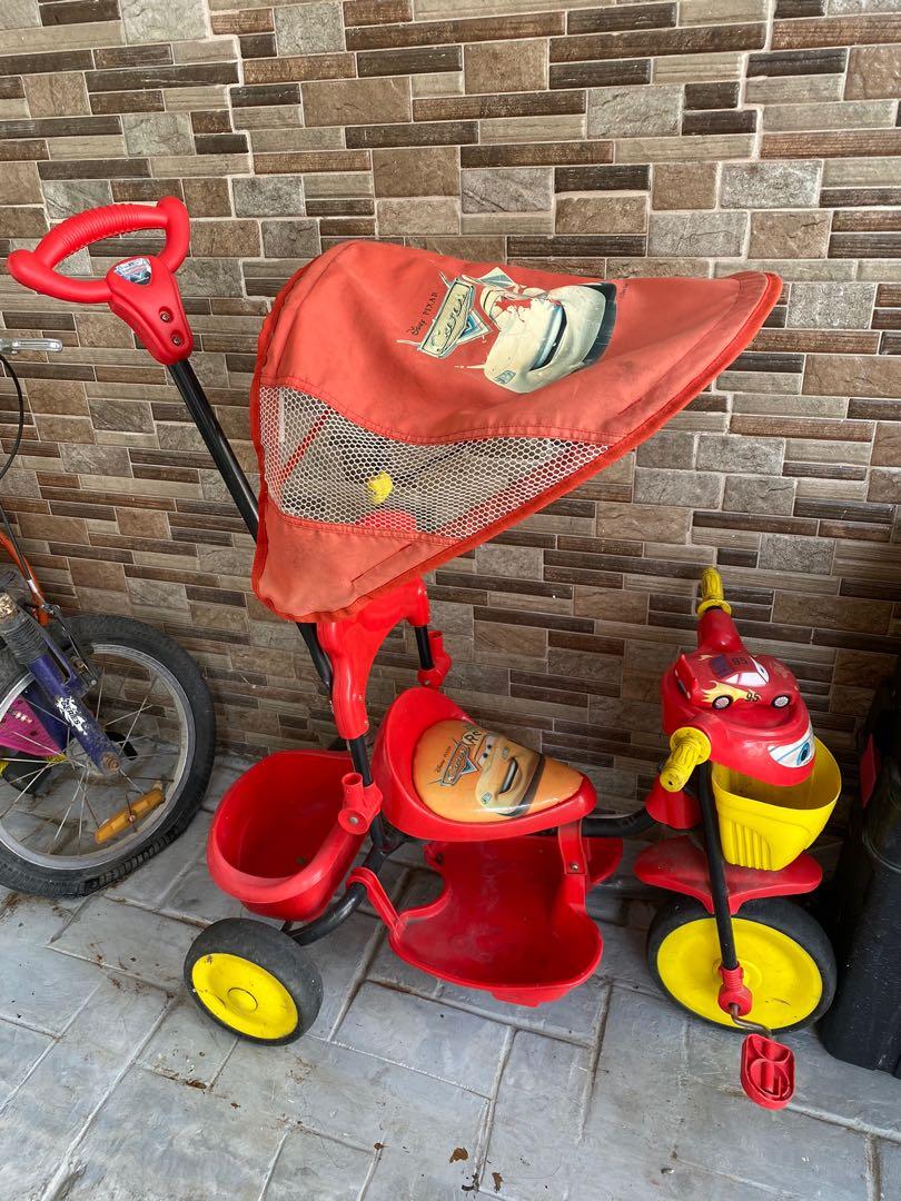 Lightning Mcqueen Red bike for kids, Babies & Kids, Babies & Kids ...