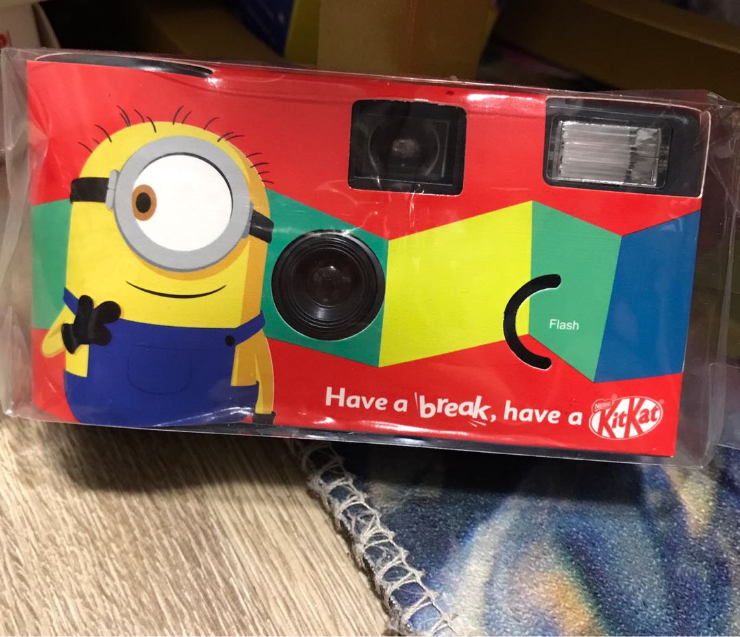 Limited edition Minions X KitKat Single use disposable camera with ...