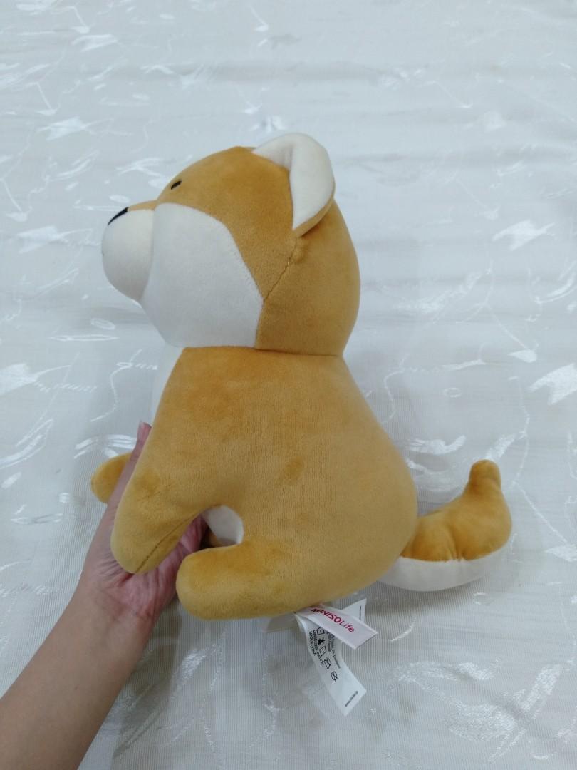 Miniso shiba inu plushie, Hobbies & Toys, Toys & Games on Carousell