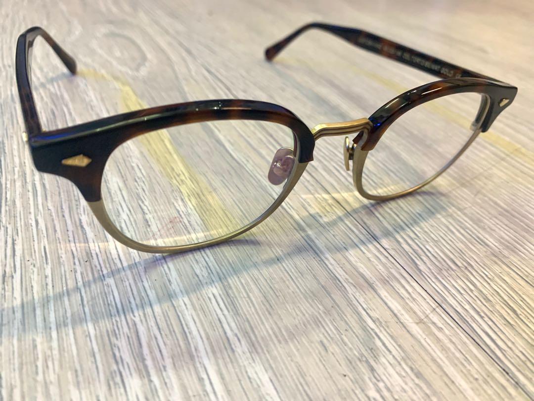 moscot mac tortoise gold frame glasses, Barang Mewah, Pakaian di Carousell