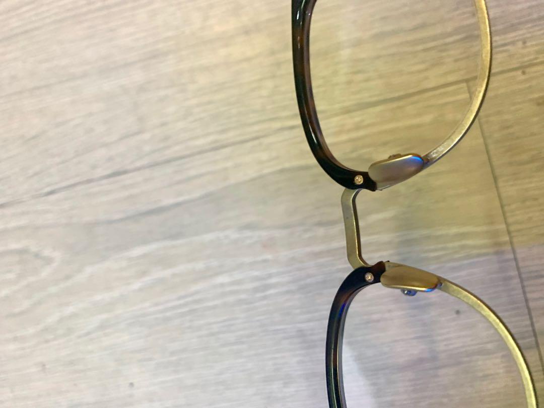 moscot mac tortoise gold frame glasses, Barang Mewah, Pakaian di Carousell