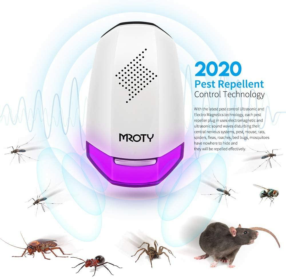 MROTY Ultrasound Mosquito Repellent for Mice and Cockroaches 2 Pack ...