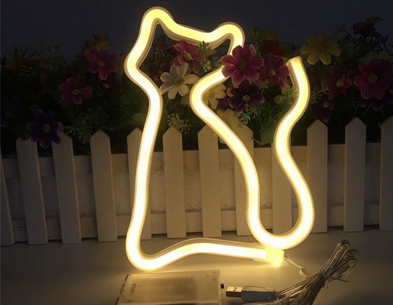 NEON CAT LIGHTS, Babies & Kids, Baby Nursery & Kids Furniture, Nursery ...