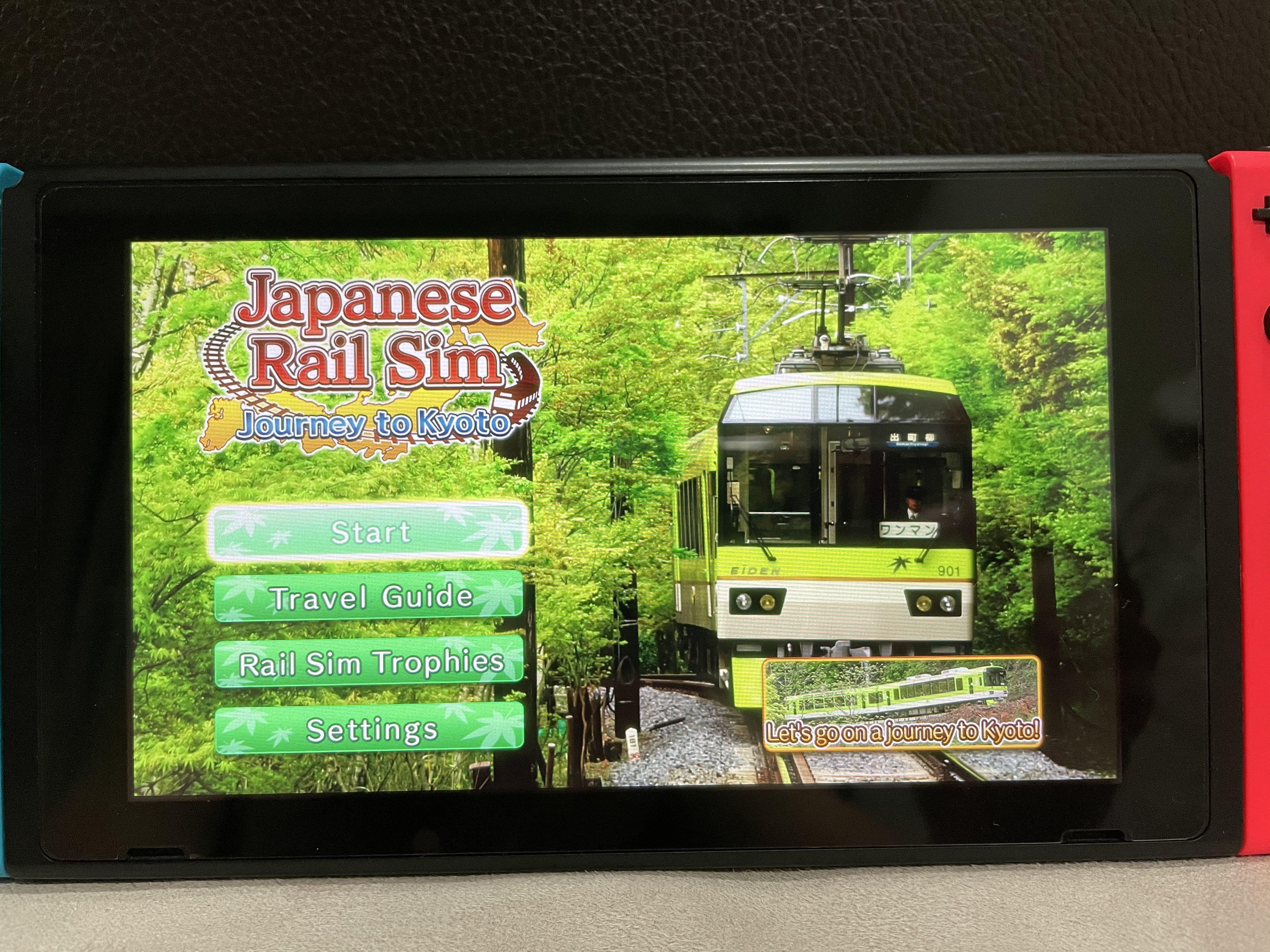 Nintendo Switch Japanese Rail Sim - Journey to Kyoto, Video Gaming ...