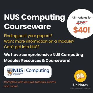 NUS Computer Science Mods Notes Repository Computing Lectures Tutorials ...