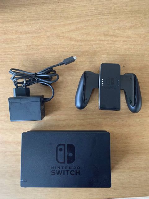 Official Nintendo Switch Dock Power Adapter Joy Con Grip, Video Gaming ...