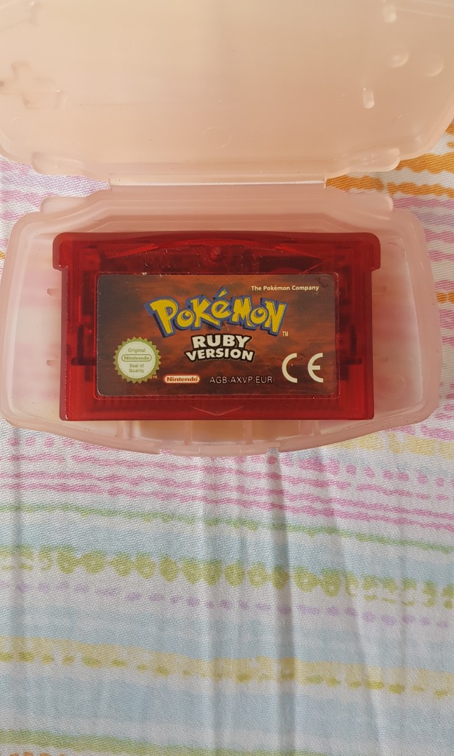 Original Pokemon Ruby Cartridge, Video Gaming, Video Games, Nintendo on ...