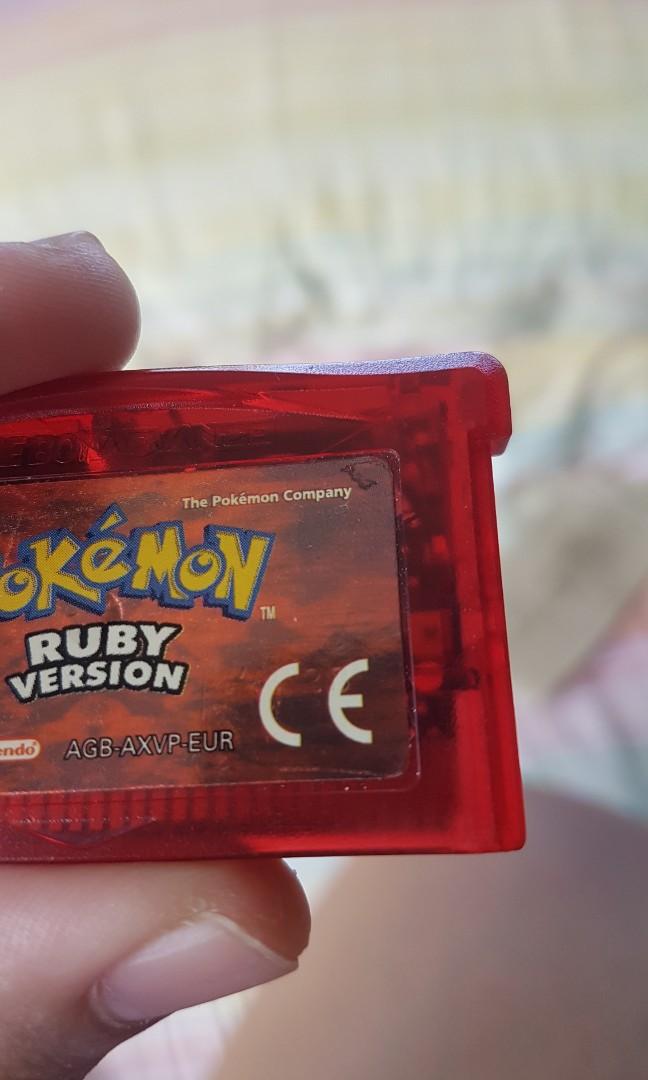 Original Pokemon Ruby Cartridge, Video Gaming, Video Games, Nintendo on ...