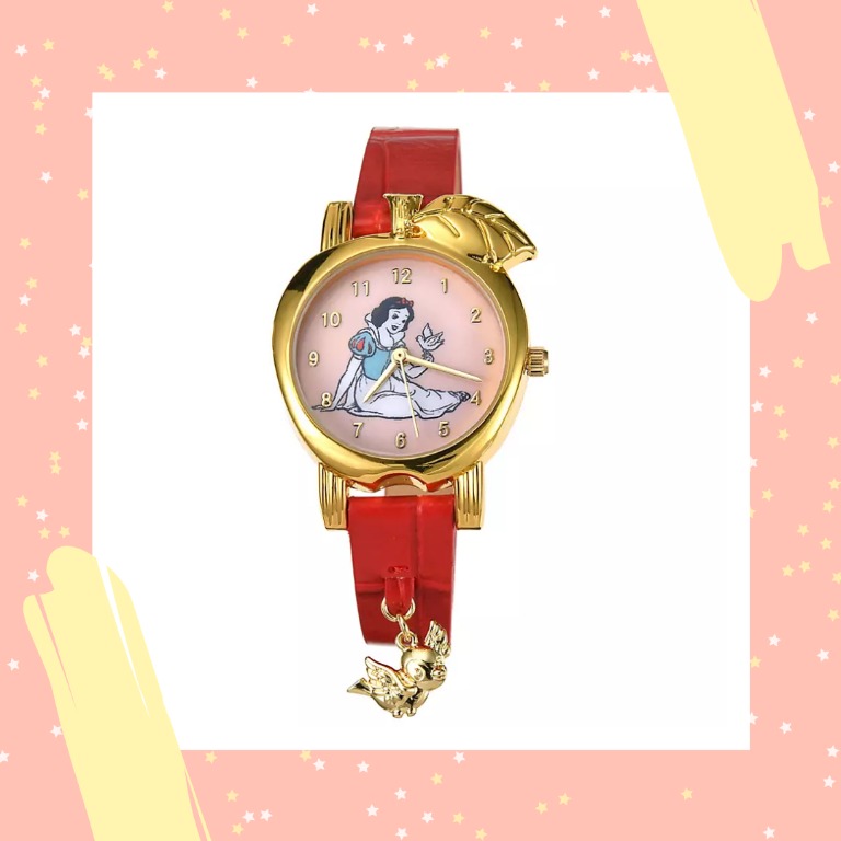 (PO) Authentic Japan Disney Snow White and Lovely Little Songbird Apple ...