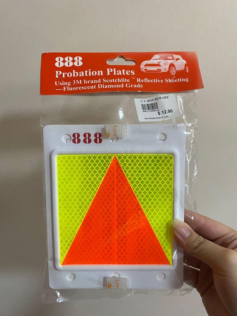 Probation Plate, Car Accessories, Car Plates on Carousell