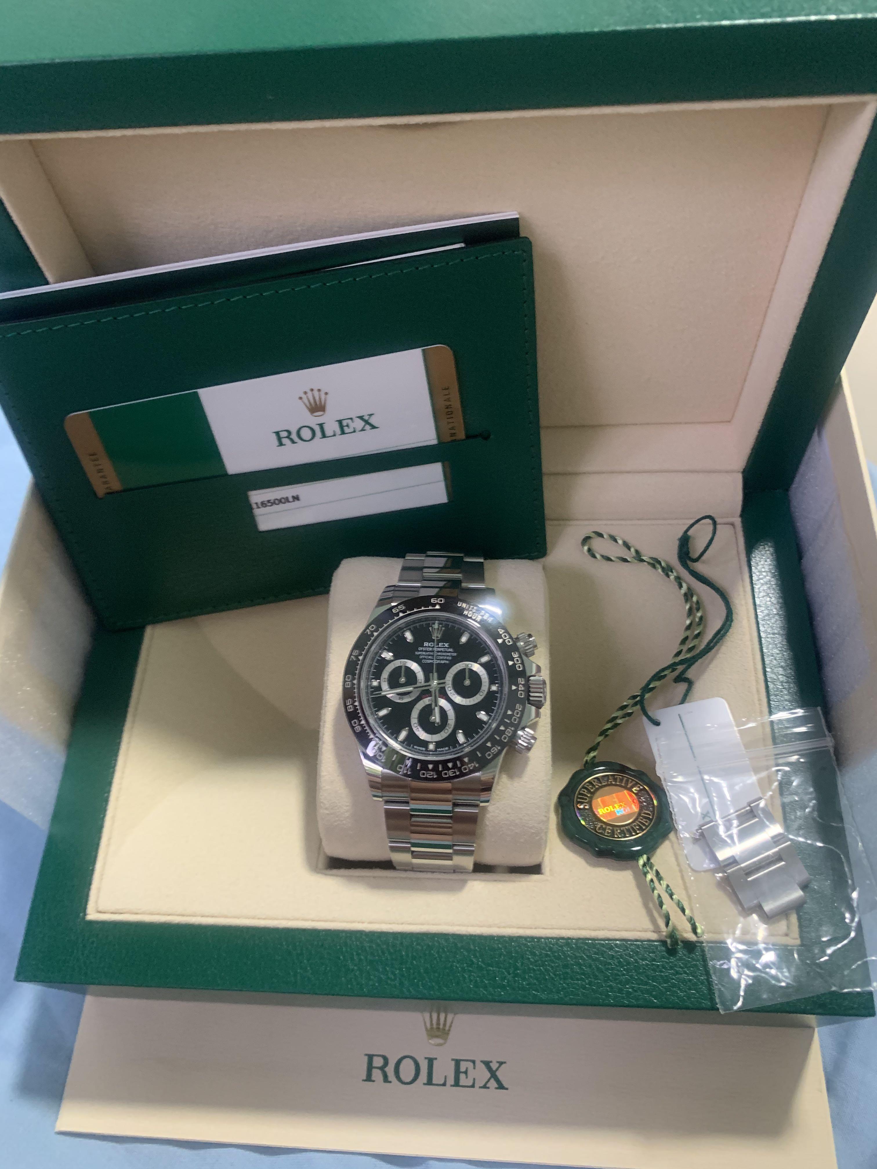 Rolex Daytona 116500LN Black, Luxury, Watches on Carousell