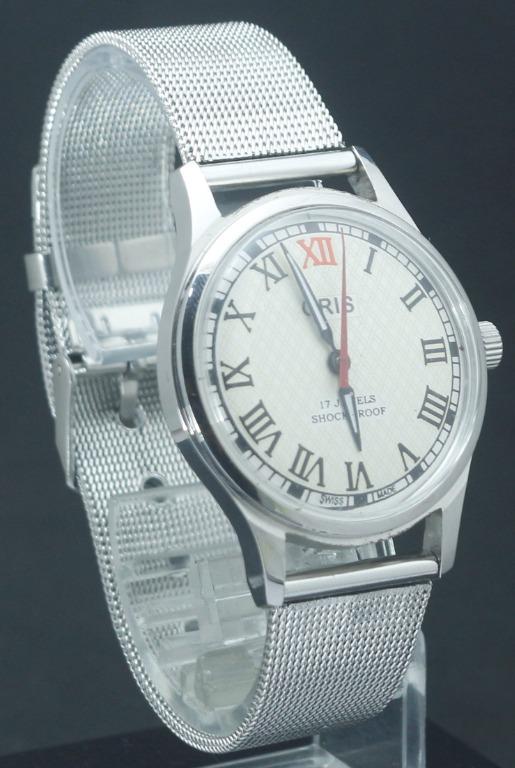 Roman Numerals Vintage ORIS Men's Watch. Refurbished Working Condition ...