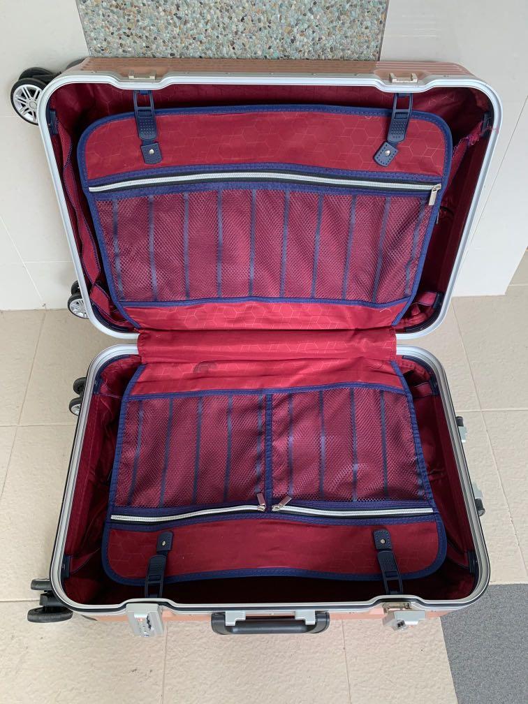 Rose Gold TSA 007 24” 8 Wheel Luggage, Hobbies & Toys, Travel, Luggage ...