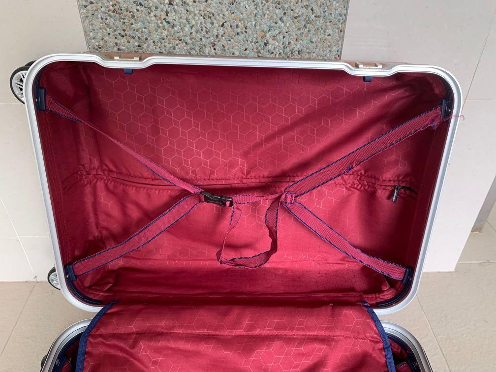 Rose Gold TSA 007 24” 8 Wheel Luggage, Hobbies & Toys, Travel, Luggage ...