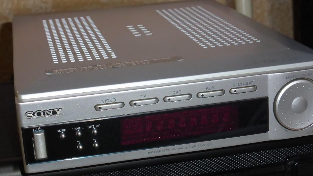 Sony TA-VE215 Amplifier 110V made in Malaysia, Audio, Soundbars ...