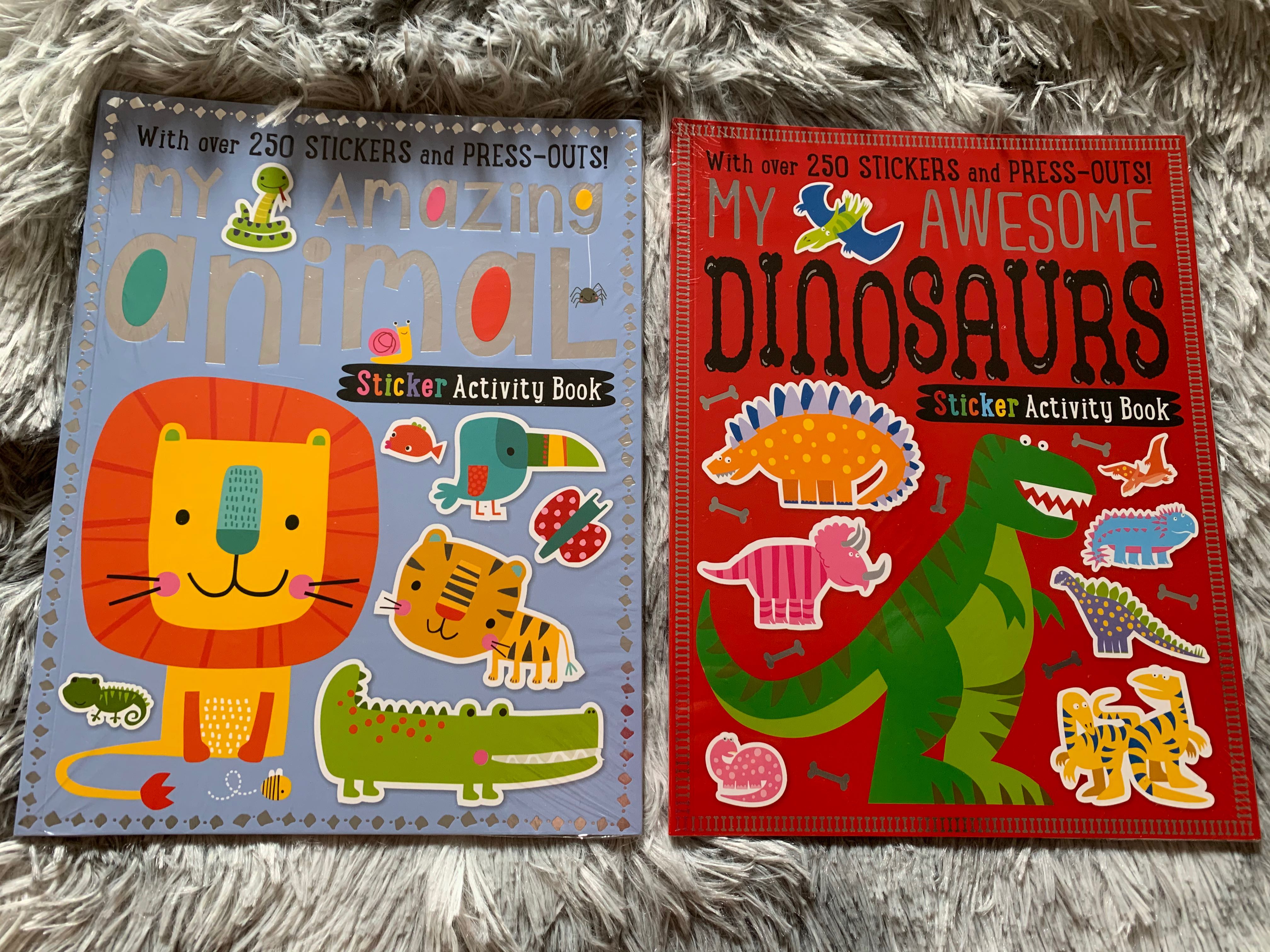 Sticker Activity Book: My Amazing Animals / My Awesome Dinosaurs ...