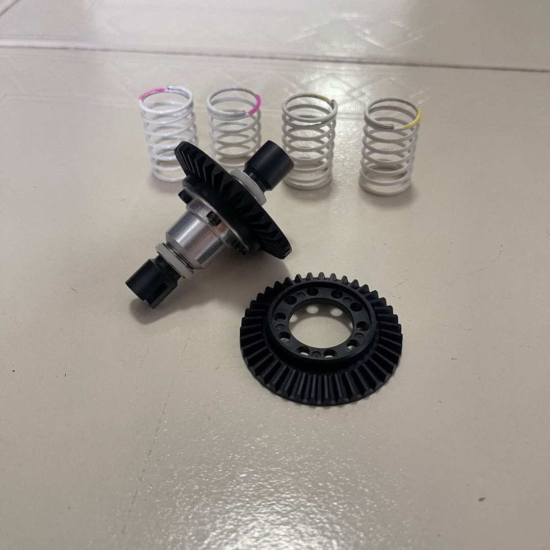 Tamiya TT01 TT-01 TT02 TT-02 Front One Way Diff And Soft Spring Set For ...