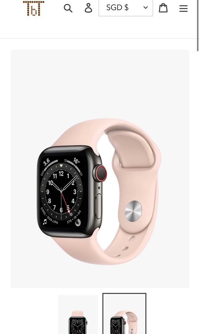 TbT Smartwatch in black, Mobile Phones & Gadgets, Wearables & Smart ...