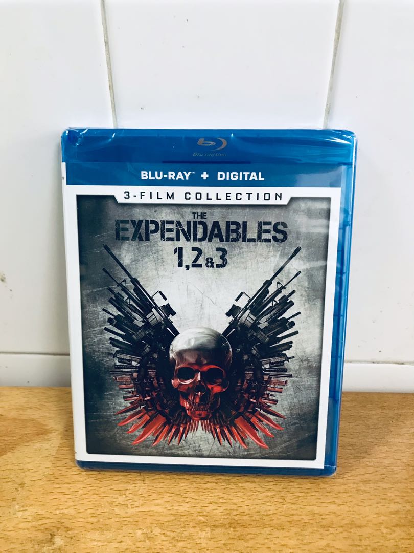 The Expendables 1,2 &3 (3-Film Collection)-NEW- Original Blu ray from ...