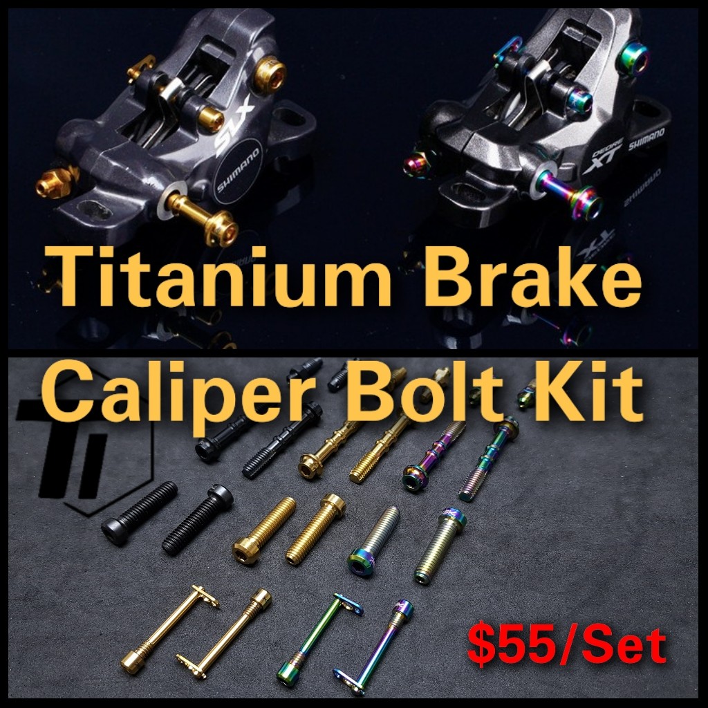 Titanium XT XTR SLX Brake Caliper bolt Kit xt piston M7000 M8000 ...