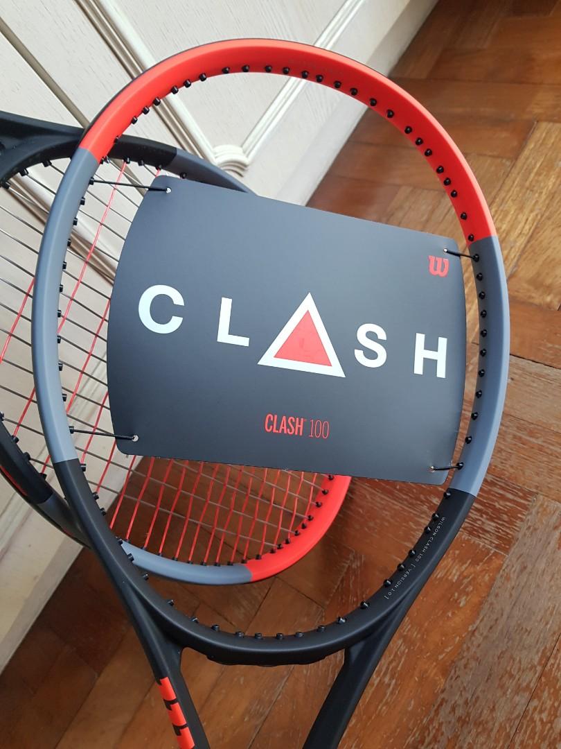 Wilson Clash Tennis Rackets, Sports Equipment, Sports & Games, Racket ...