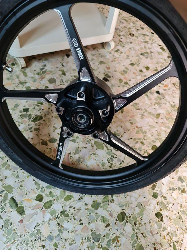 Yamaha sniper rim enkei sp511 with tyre volan 70/80. #Y15 #Y15zr #Ysuku ...