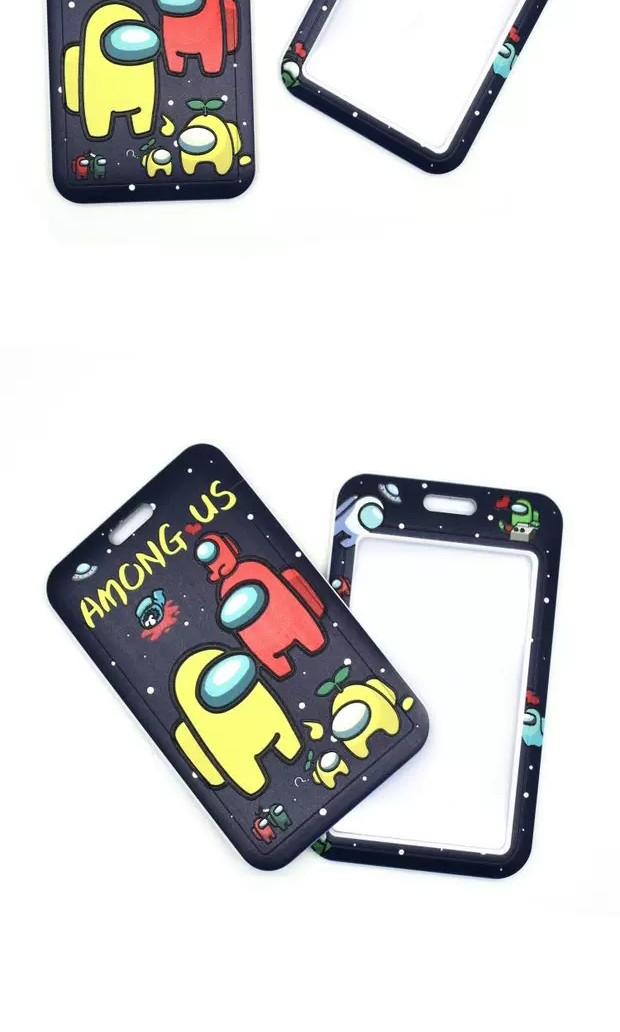 Among us Card Holder with landyard, Hobbies & Toys, Stationery & Craft ...