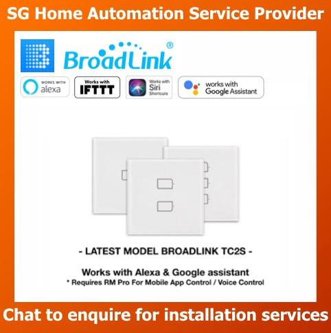 BroadLink-Bestcon TC2S Smart Remote Control Touch Panel Switch Smart ...