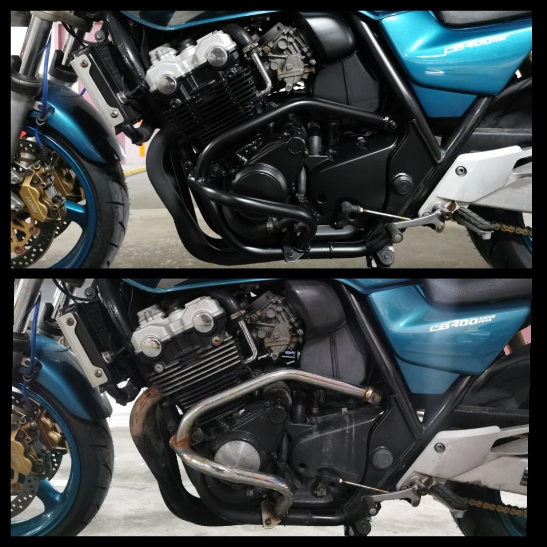 CB400 Engine / Header Spraying, Motorcycles, Motorcycle Accessories on ...