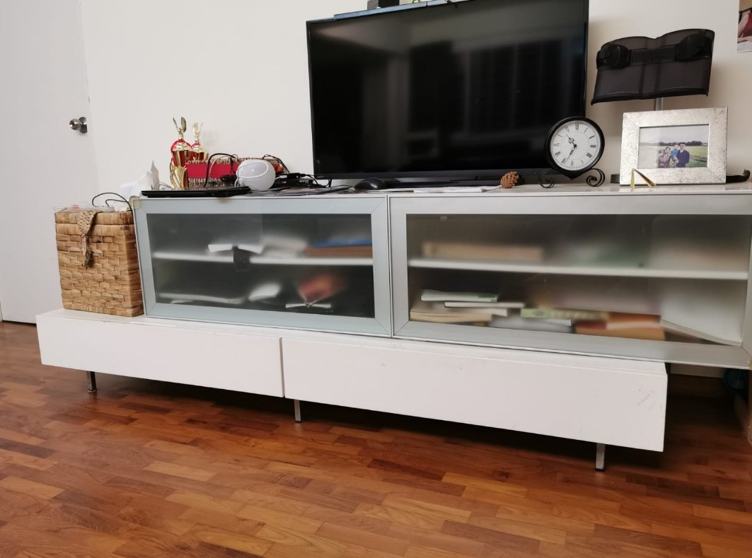 Cellini Modern TV Console, Furniture & Home Living, Furniture, Tables ...