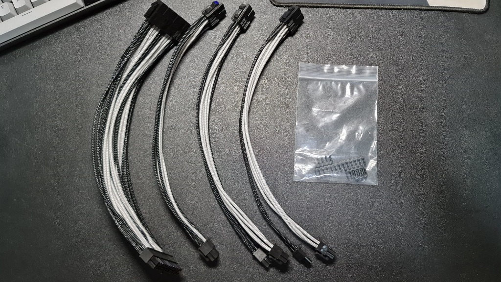 custom psu cable extension kit, Computers & Tech, Parts & Accessories ...