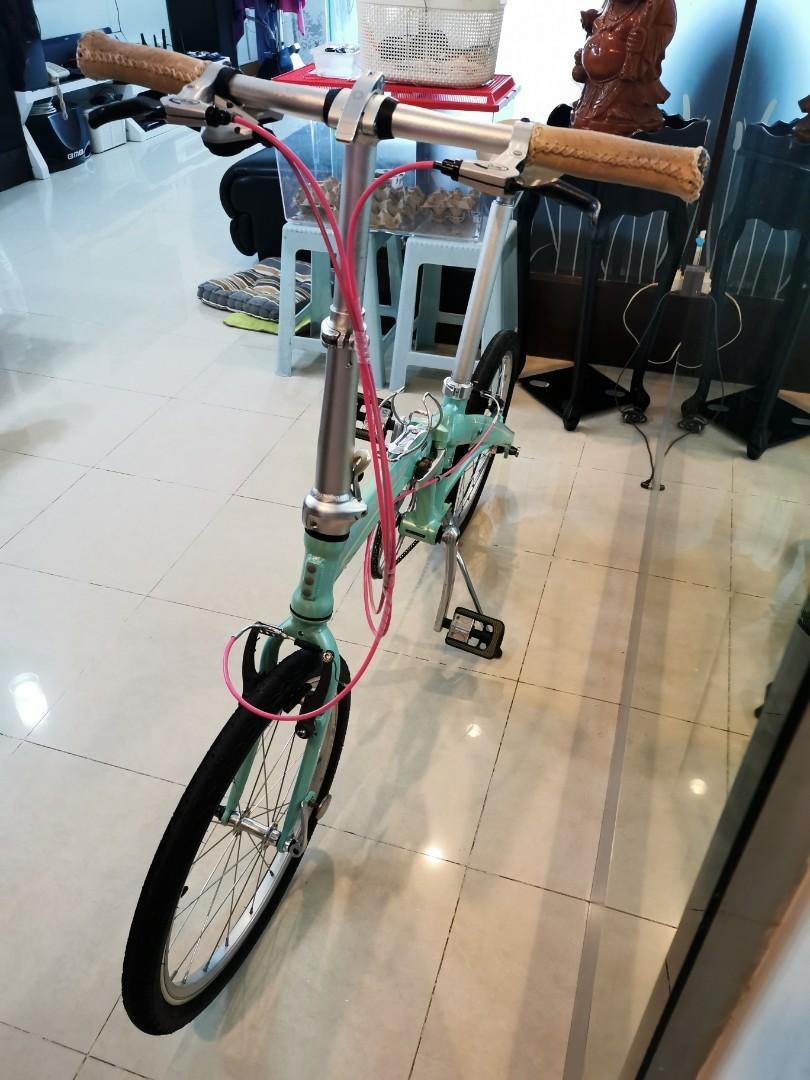 Dahon Mu P9 Mint Green, Sports Equipment, Bicycles & Parts, Bicycles on ...