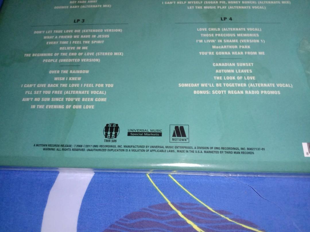 DIANA ROSS AND THE SUPREMES BOX SET 4 LP SEALED THIRD MAN RECORD ...