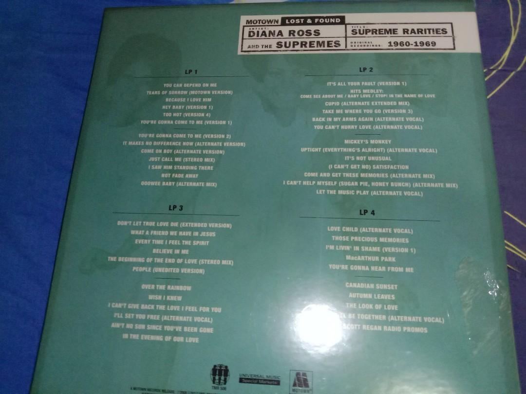 DIANA ROSS AND THE SUPREMES BOX SET 4 LP SEALED THIRD MAN RECORD ...