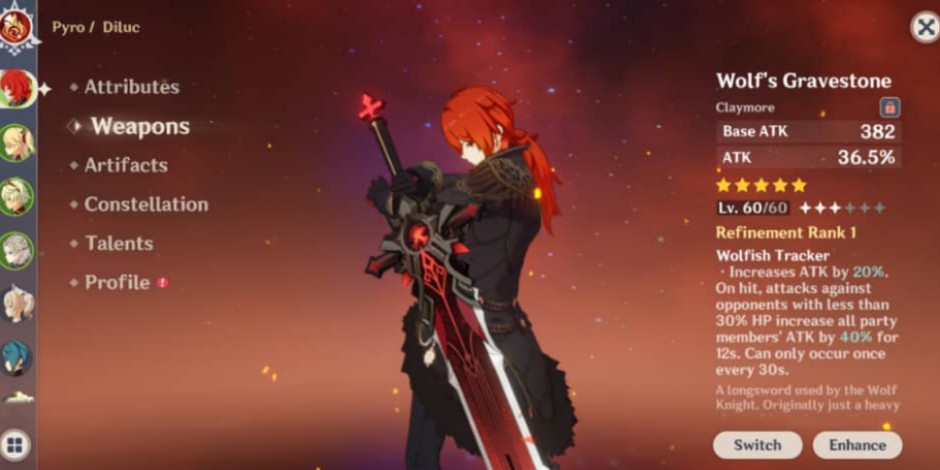 Diluc+WGS+Albedo AR34, Video Gaming, Video Games, Xbox on Carousell