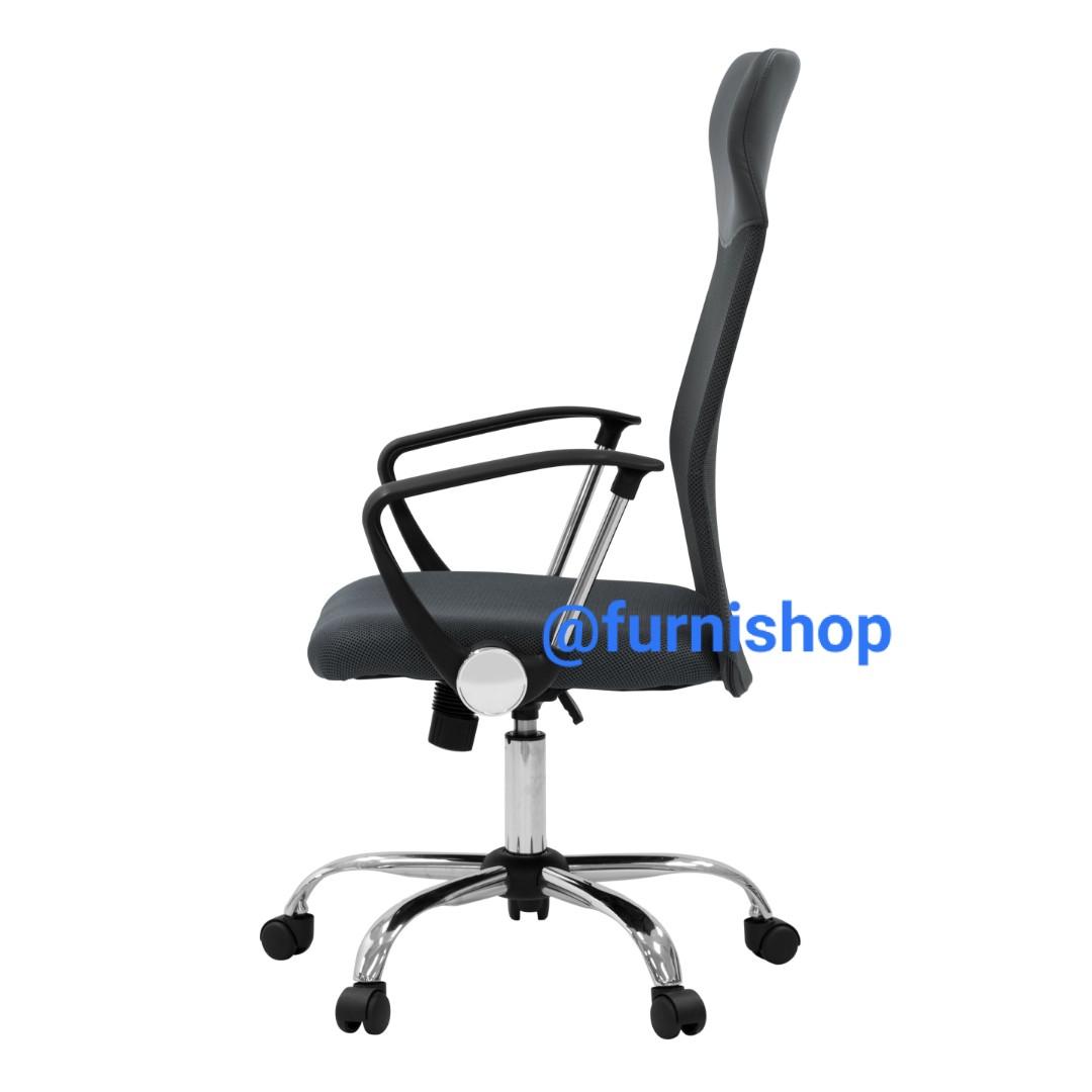 Executive Office Boss Study Chair with Wheels High Back Ergonomic ...