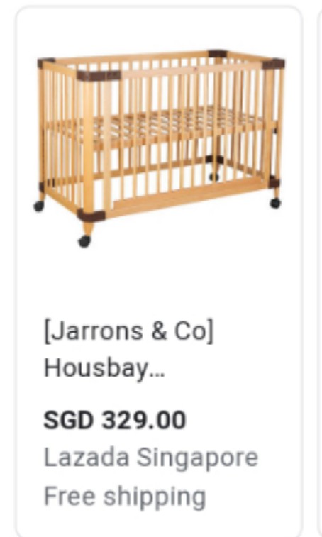 Farska Baby Cot, Babies & Kids, Cots & Cribs on Carousell
